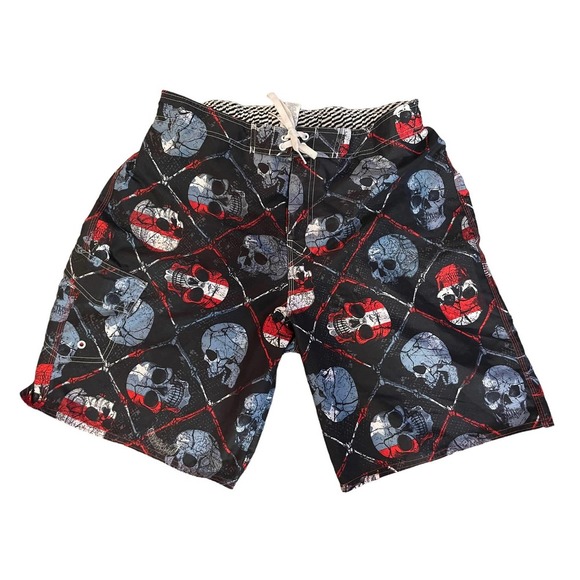 Joe Boxer | Swim | Joe Boxer Swim Trunks Skeleton Motif Size Large ...
